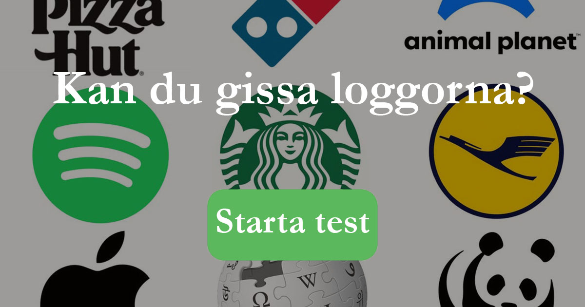 Kan du gissa loggorna? - QuizSpel.se